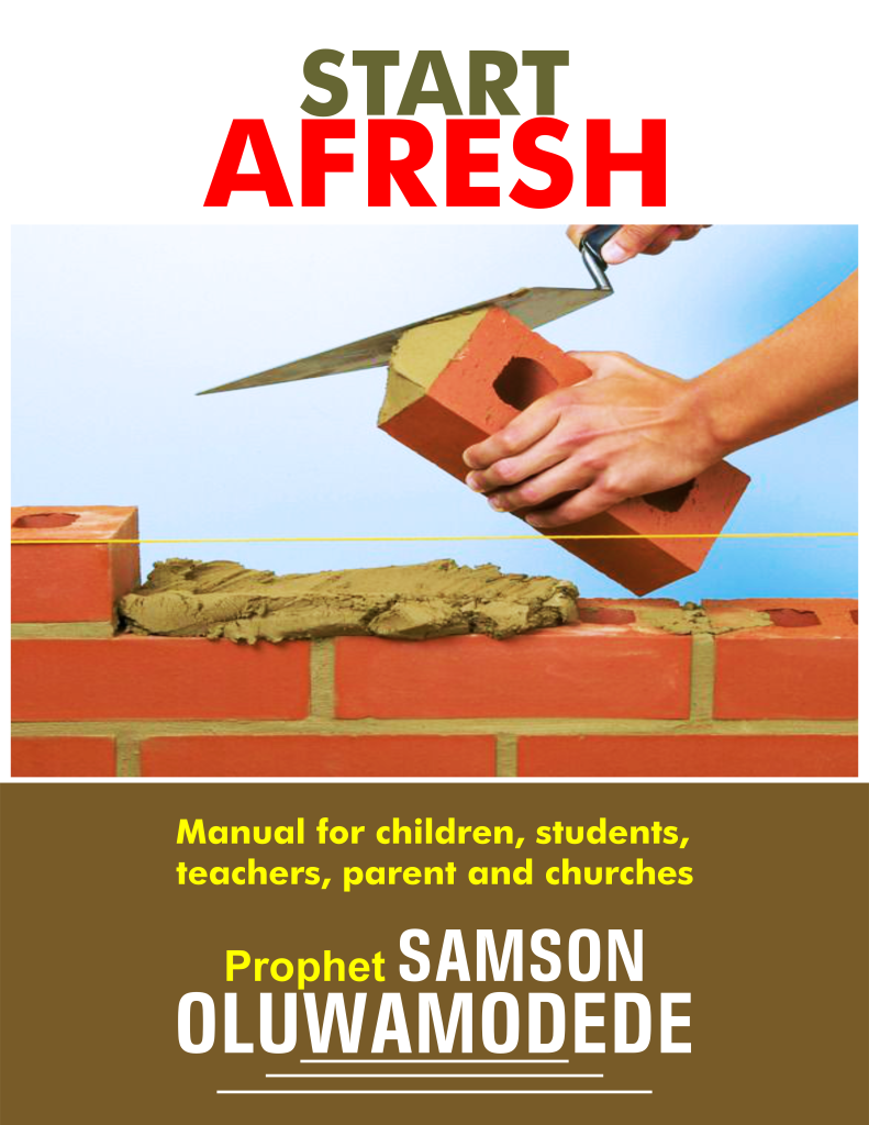 START AFRESH - Pccg Bible College